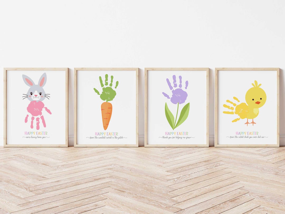 Easter Handprint Craft - Easter Handprint - Easter Keepsake - Easter ...
