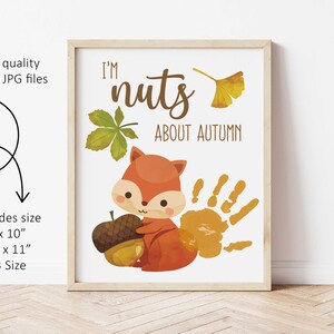 Fall Handprint Craft - Autumn Handprint Craft - Thanksgiving Handprint ...