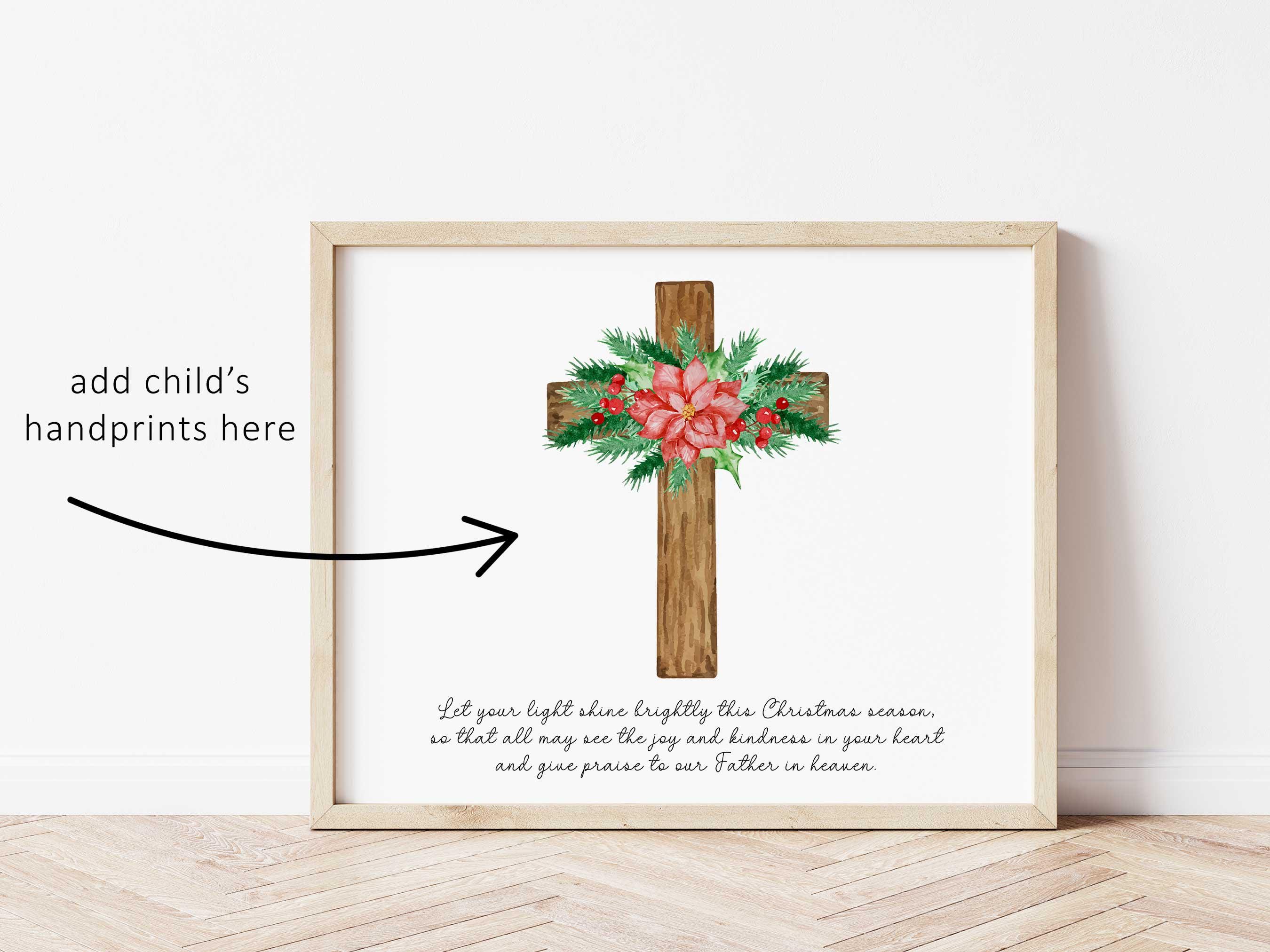 Christmas Handprint Craft - Christmas Handprint Keepsake - Christmas ...