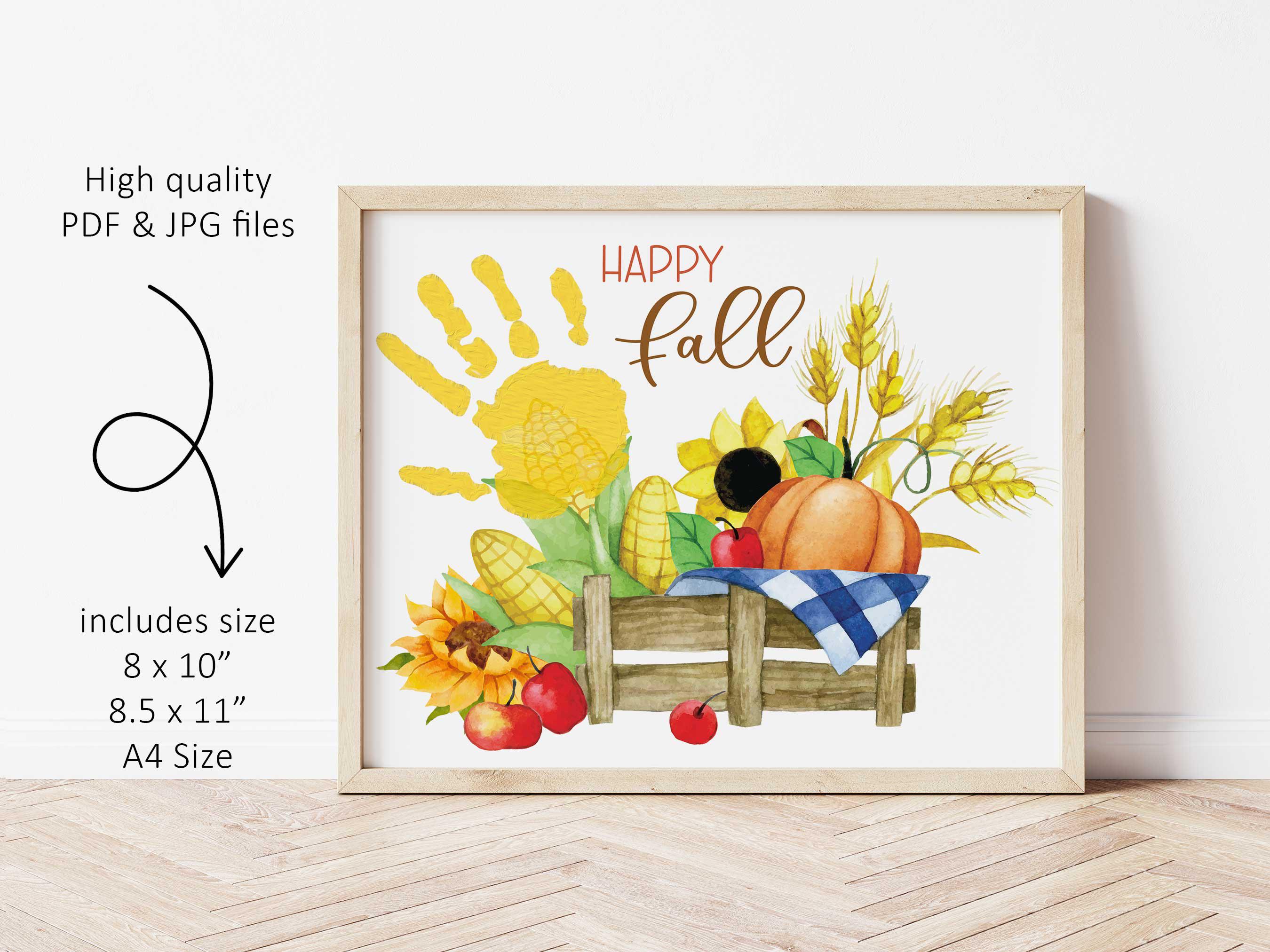 Thanksgiving Handprint Craft - Preschool Thanksgiving Craft - Kids ...