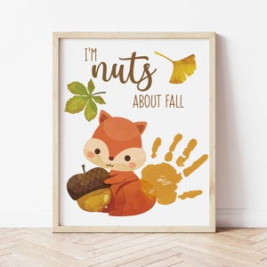 Fall Handprint Craft - Autumn Handprint Craft - Thanksgiving Handprint ...