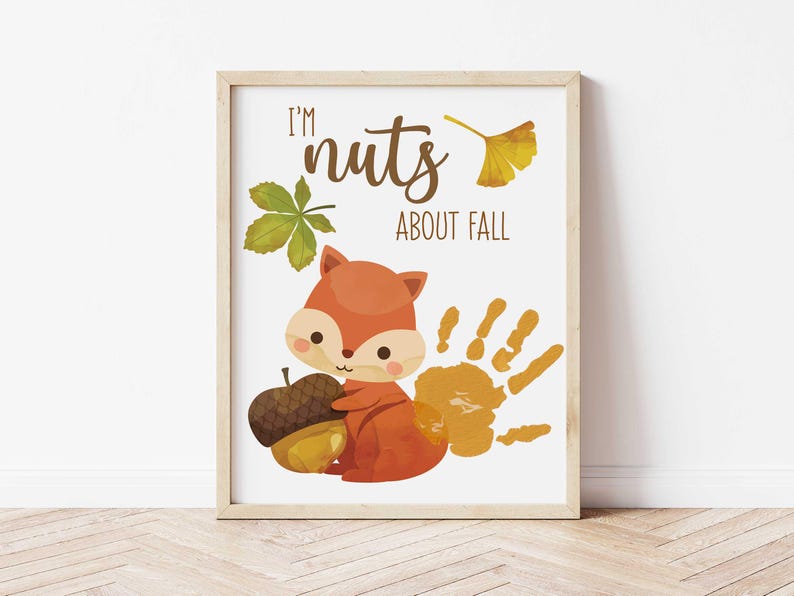 Fall Handprint Craft - Autumn Handprint Craft - Thanksgiving Handprint ...