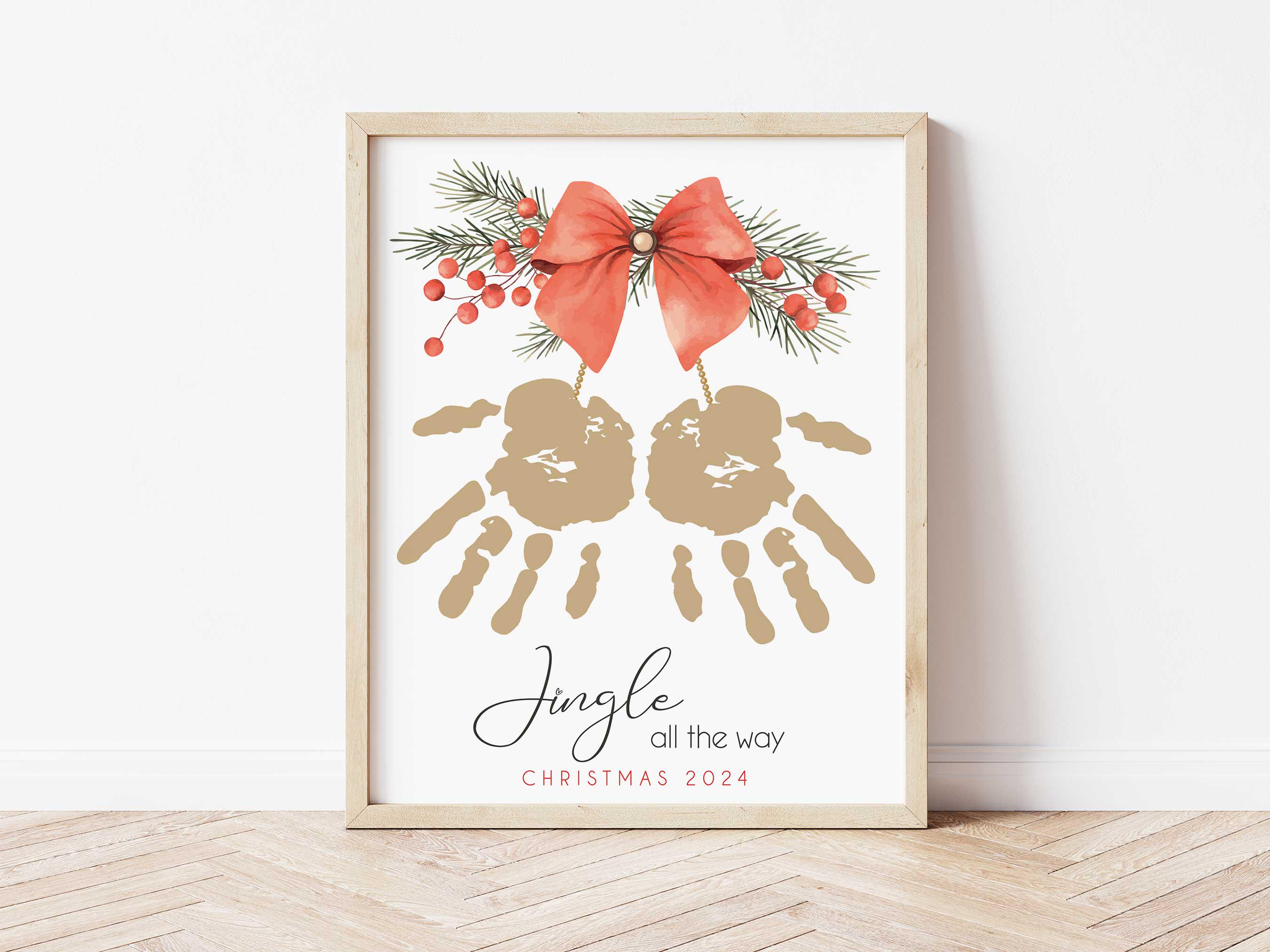Christmas Handprint Craft - Christmas Handprint Keepsake - Christmas ...