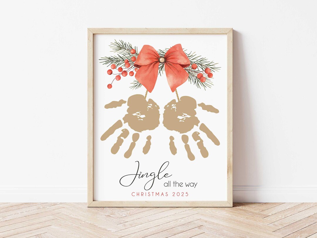 Christmas Handprint Craft - Christmas Handprint Keepsake - Christmas ...