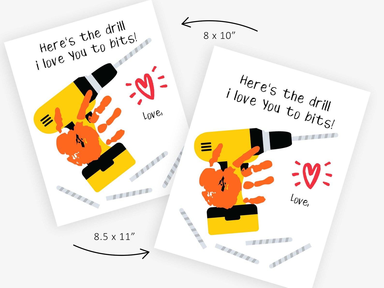 Handprint Craft for Dad - Handprint Card for Dad - Father's Day ...