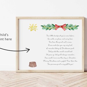 Christmas Handprint Craft - Christmas Handprint Poem - Christmas ...