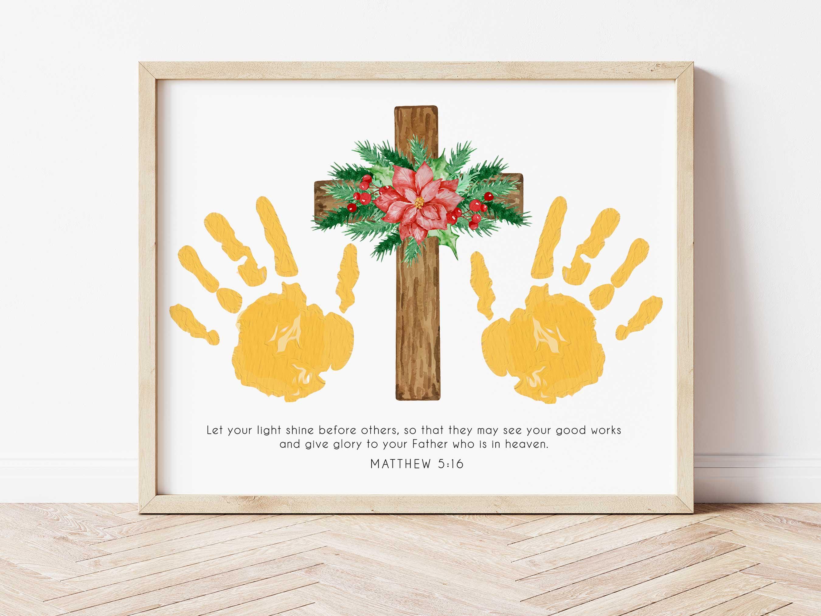 Christmas Handprint Craft - Christmas Handprint Keepsake - Christmas ...