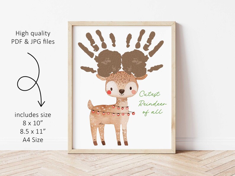 Christmas Handprint Craft - Christmas Handprint Keepsake - Christmas ...