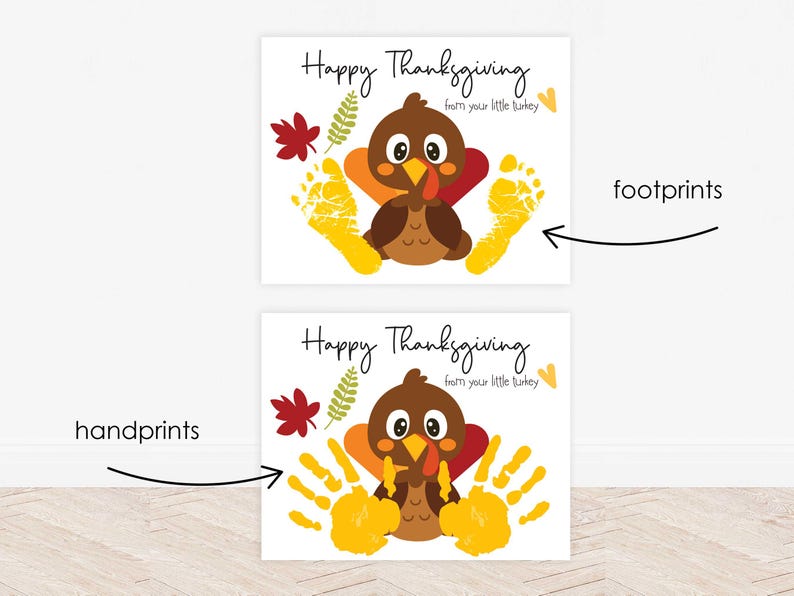 Thanksgiving Handprint Craft - Preschool Thanksgiving Craft ...