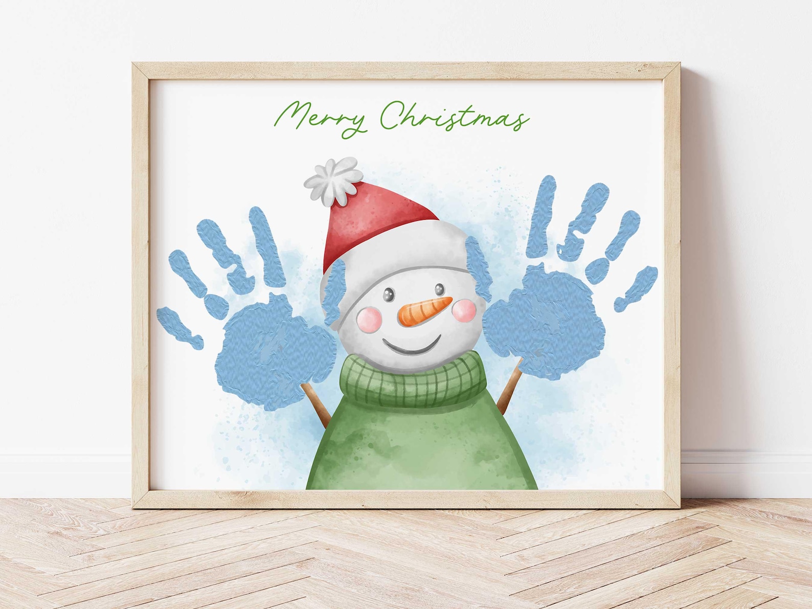 Christmas Handprint Craft - Christmas Handprint Keepsake - Christmas ...