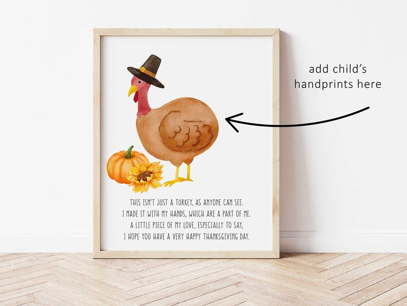 Thanksgiving Handprint Craft - Preschool Thanksgiving Craft - Kids ...