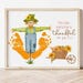 Autumn Footprint Craft - Scarecrow Footprint Craft - Thanksgiving Craft ...