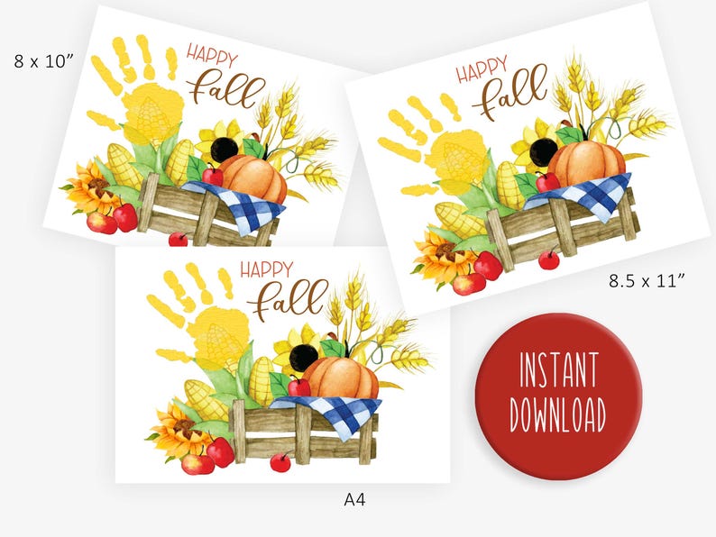 Thanksgiving Handprint Craft - Preschool Thanksgiving Craft - Kids ...