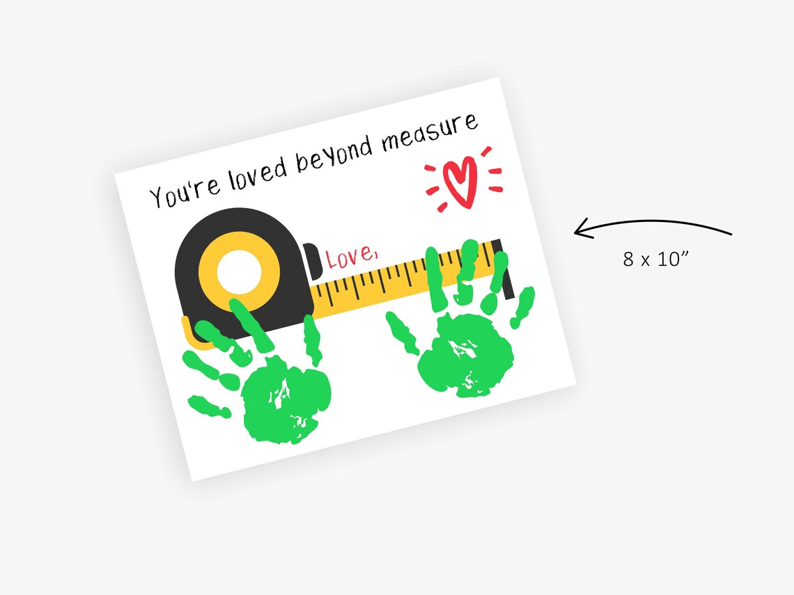 Handprint Craft for Dad - Handprint Card for Dad - Father's Day ...