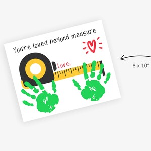 Handprint Craft for Dad - Handprint Card for Dad - Father's Day ...