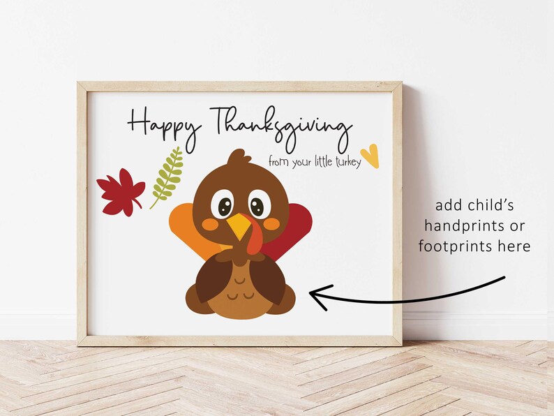 Thanksgiving Handprint Craft - Preschool Thanksgiving Craft ...