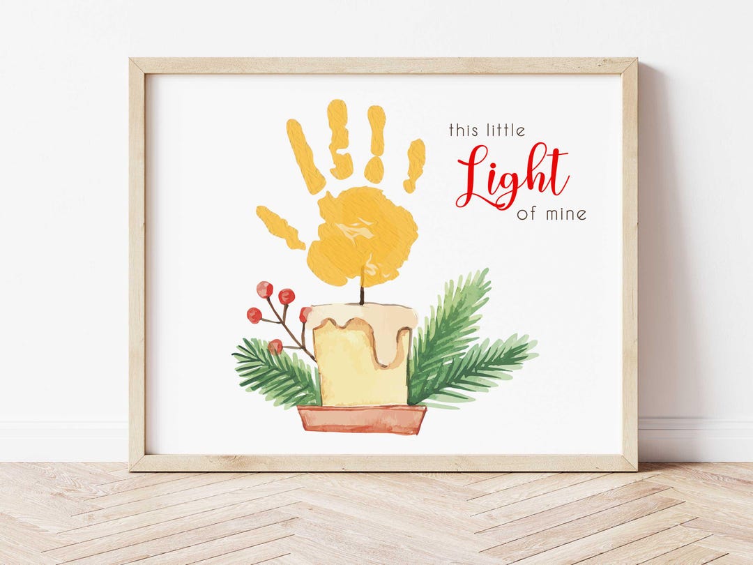 Christmas Handprint Craft - Christmas Handprint Keepsake - Christmas ...