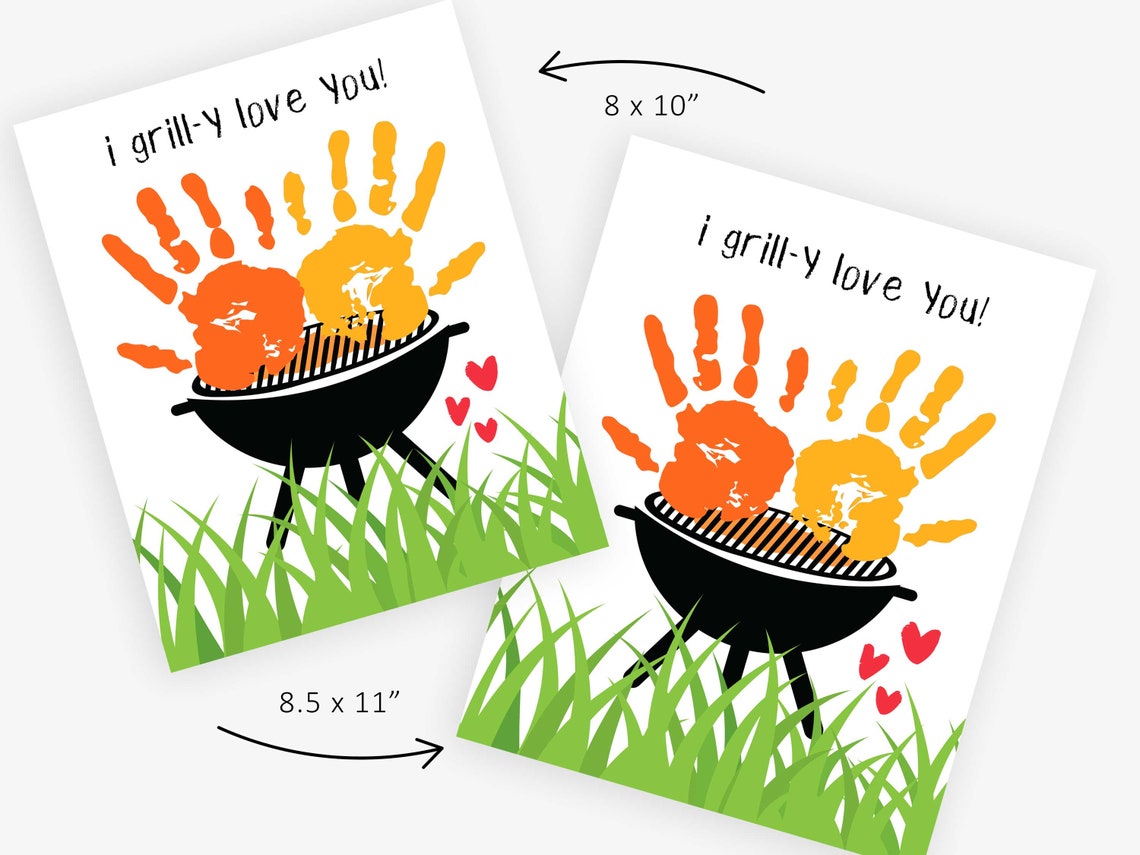 Handprint Craft for Dad - Handprint Card for Dad - Father's Day ...