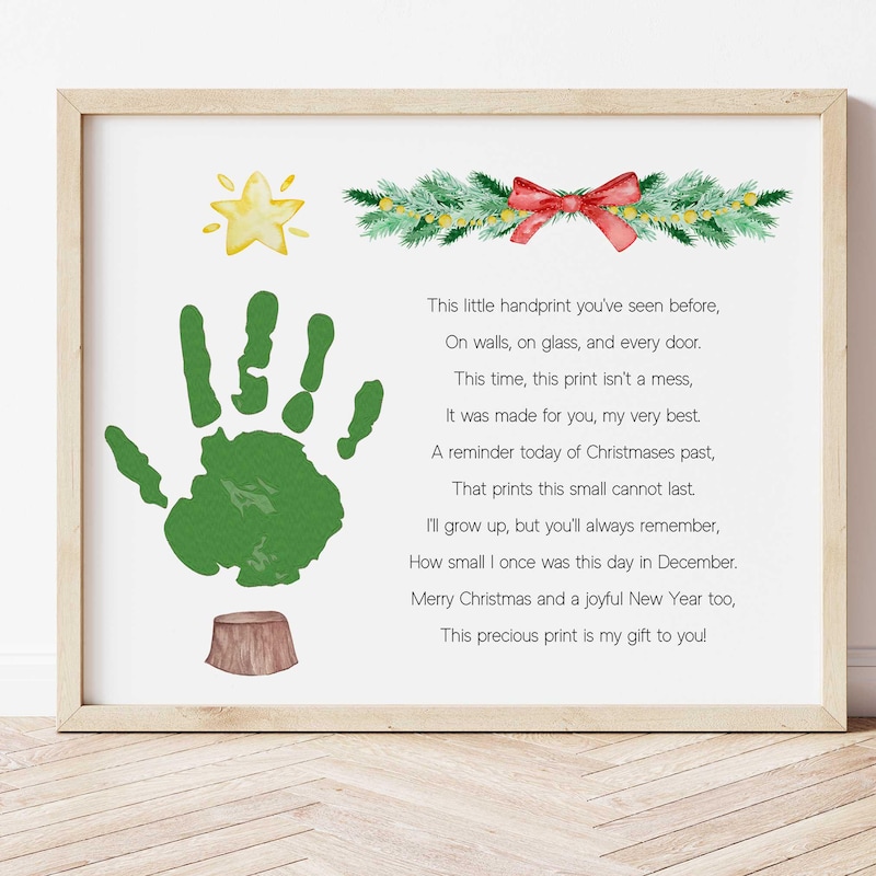 Handprint Tree - Etsy
