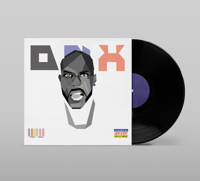 DMX Print ALBUM COVER Hip Hop Rapper Wall Art, Compton Album Print ...