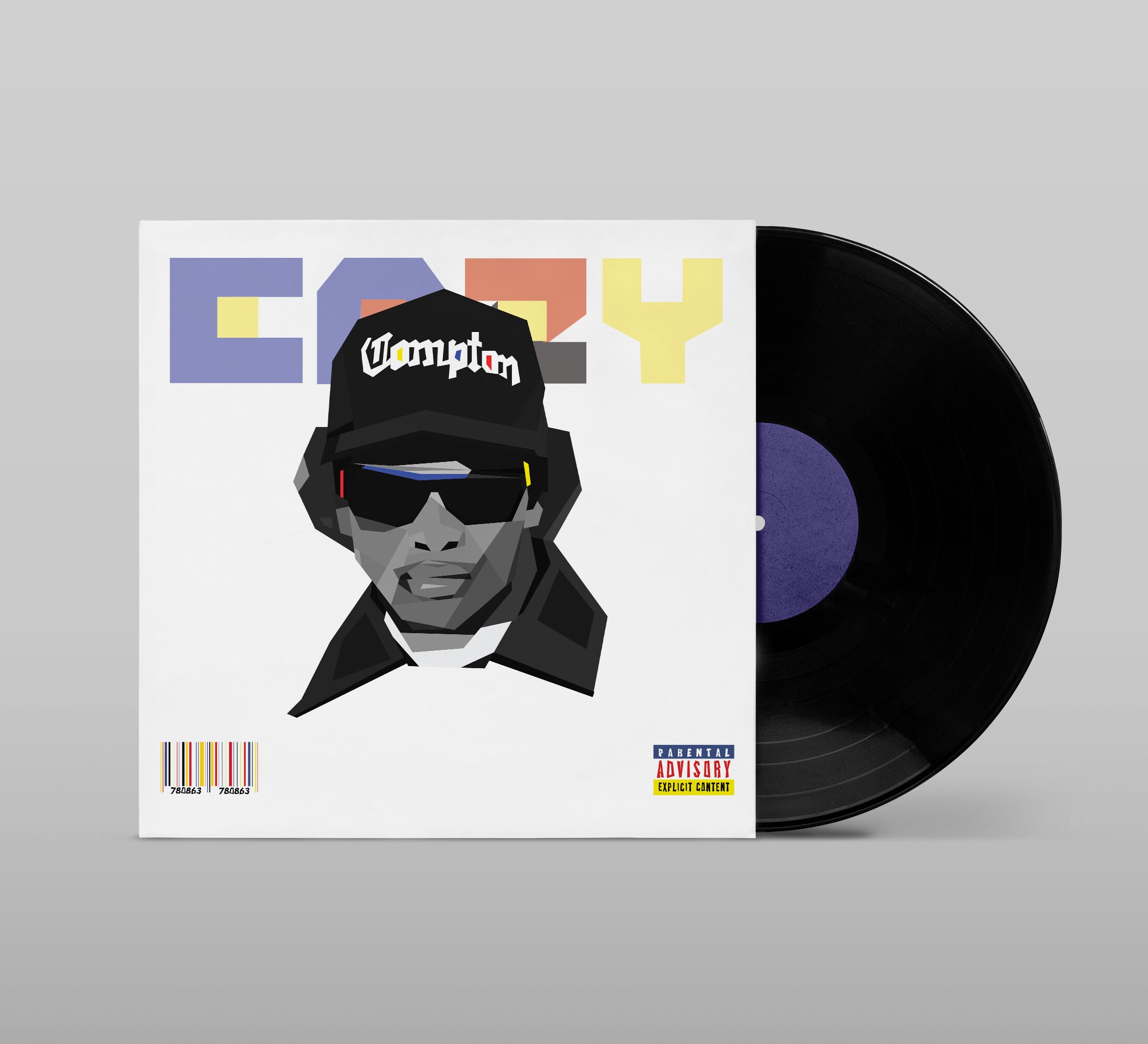 Set of 4 Digital Prints Printable Modern Art Music Poster Custom Vinyl ...