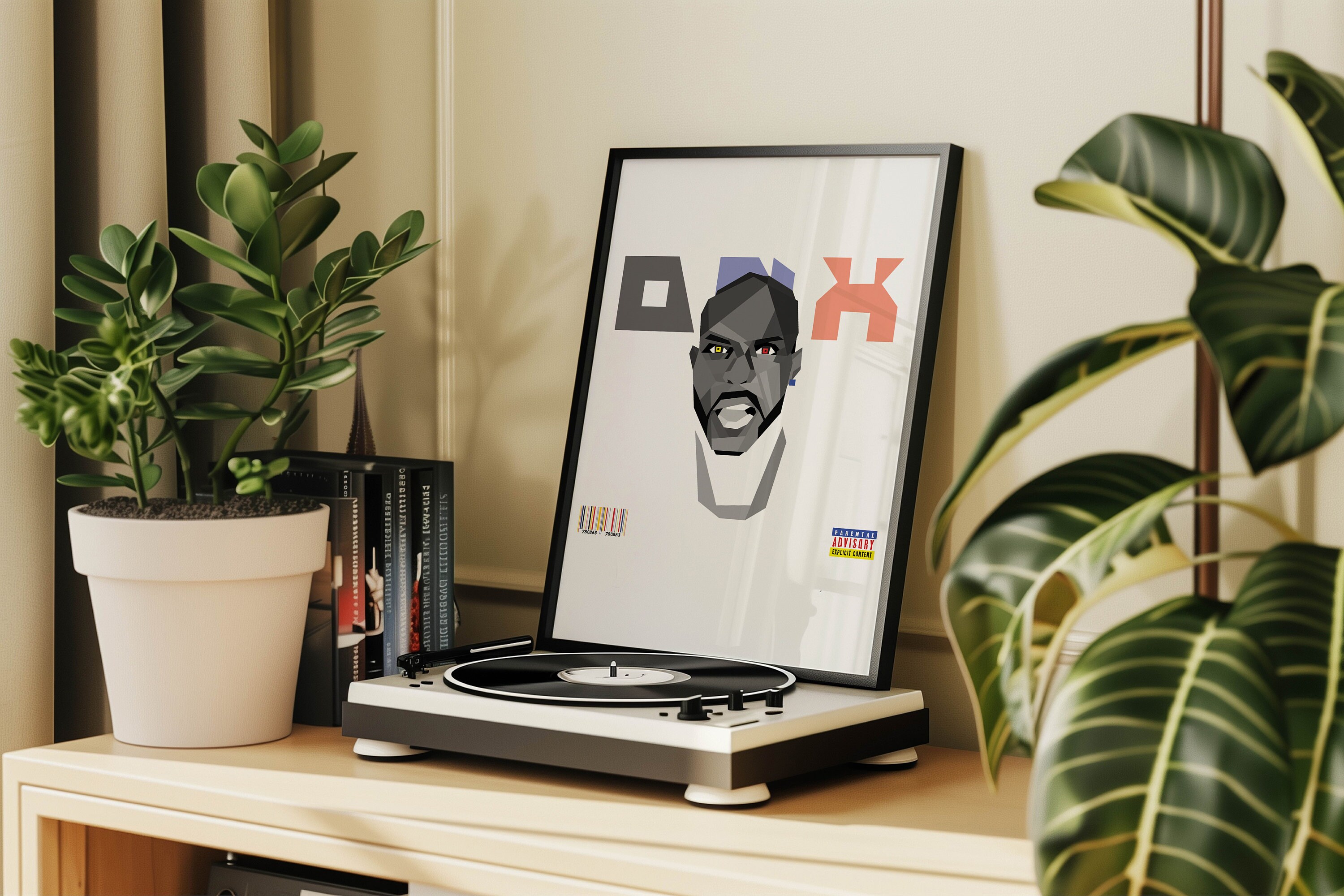DMX Print ALBUM COVER Hip Hop Rapper Wall Art, Compton Album Print ...