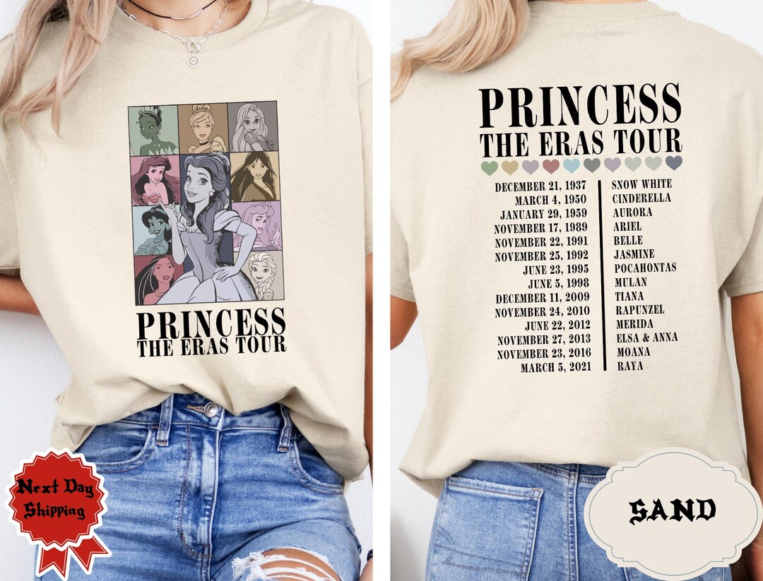 Retro Princess Eras Tour Shirt, Belle Princess Tour Shirt, Team ...