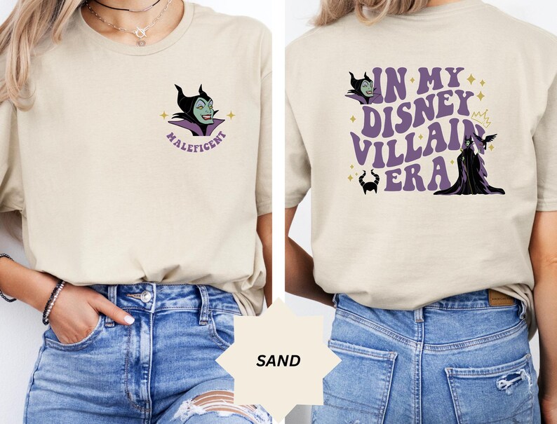 In My Disney Villain Era Shirt, Maleficent T-shirt, Evil Queen Tee, Disney Villains Shirt, Evil ...