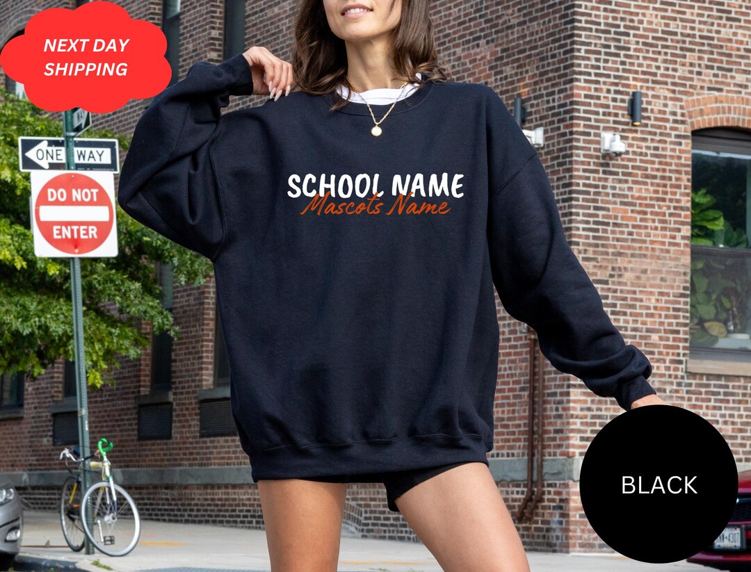 Custom School T-shirt, Custom Text Shirt, School Logo Shirt, Team ...