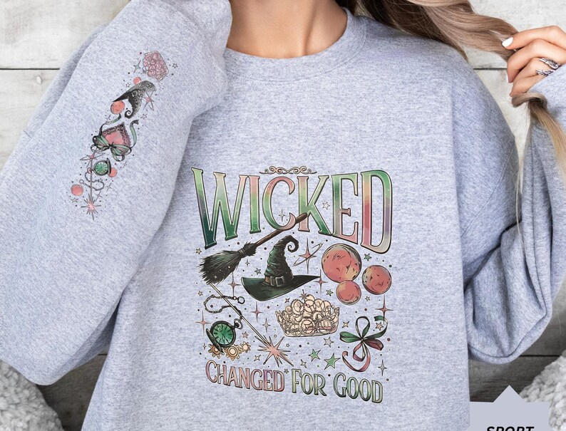 Retro Wicked Together We’re Unlimited Sweatshirt, Defy Gravity ...