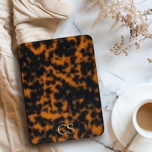 Tortoise Shell Personalized Kindle Case Custom Monogram Initials Name ...