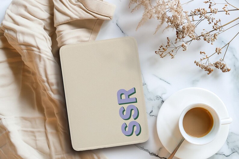 Personalized Kindle Case Custom Monogram Initials Name for Kindle ...