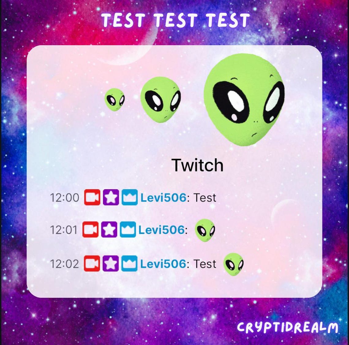 Animated Rotating Alien Head Twitch/discord Emote - Etsy