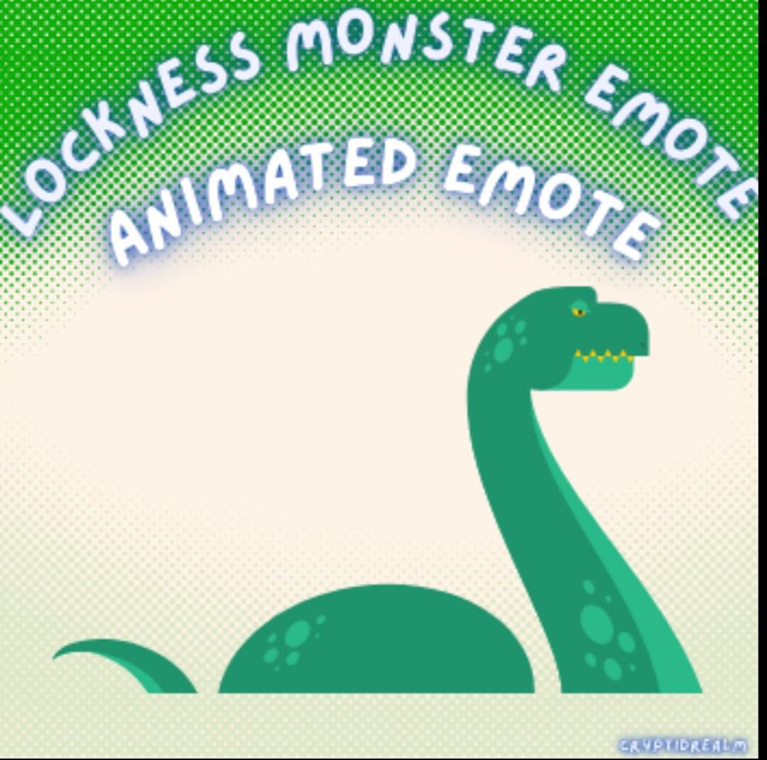 Lockness Monster Animated Twitch/discord Emote - Etsy