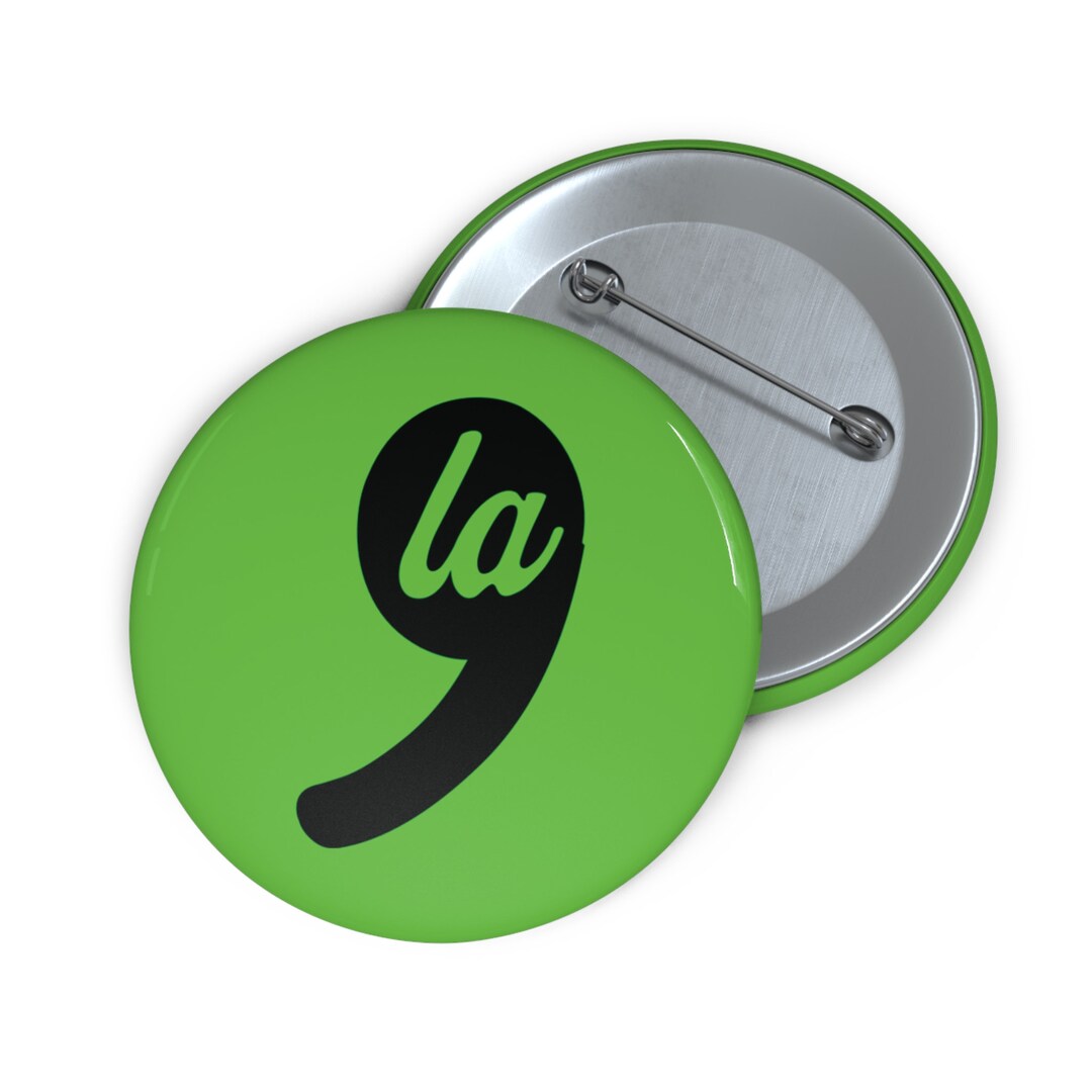 Kamala Harris Green Comma La Pin Button, Elect Kamala Harris, 2024 ...