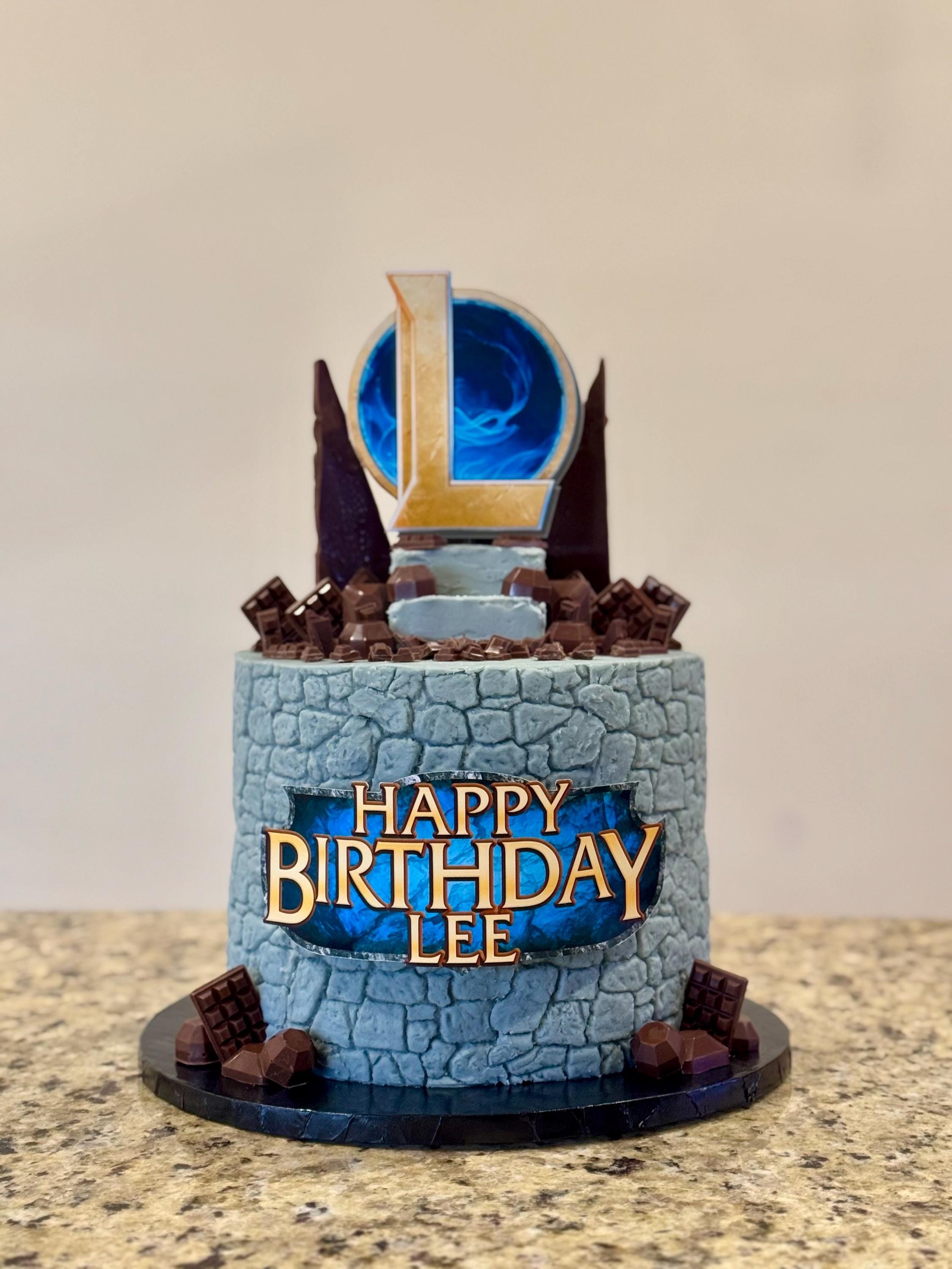 League of Legends Cake Topper and Custom Name Happy Birthday Sign - Etsy