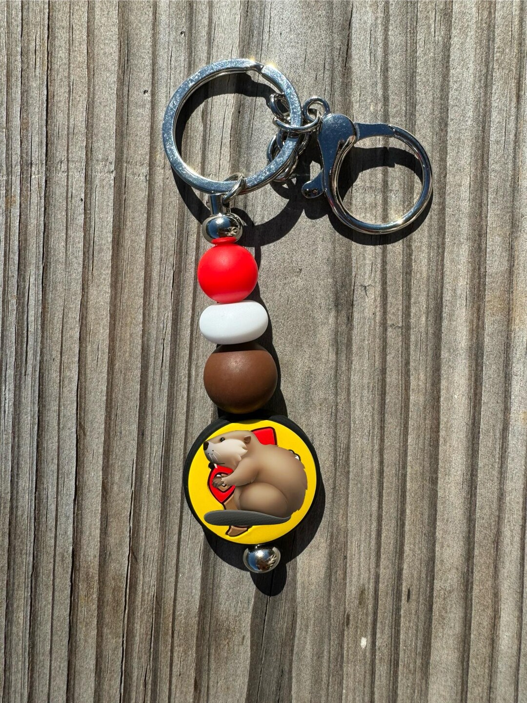 Famous Beaver Keychain - Etsy