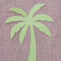 25 Pack - Paper Palm Tree Shapes, Palm Tree Shapes, Paper Palm Tree Cut ...