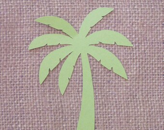 Palm Tree Cardstock Die Cuts , Quantity: 25 - Etsy