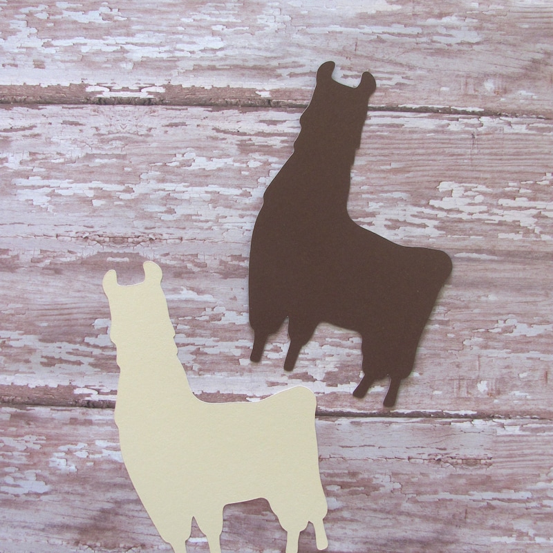 Llama Wood Cutout - Etsy