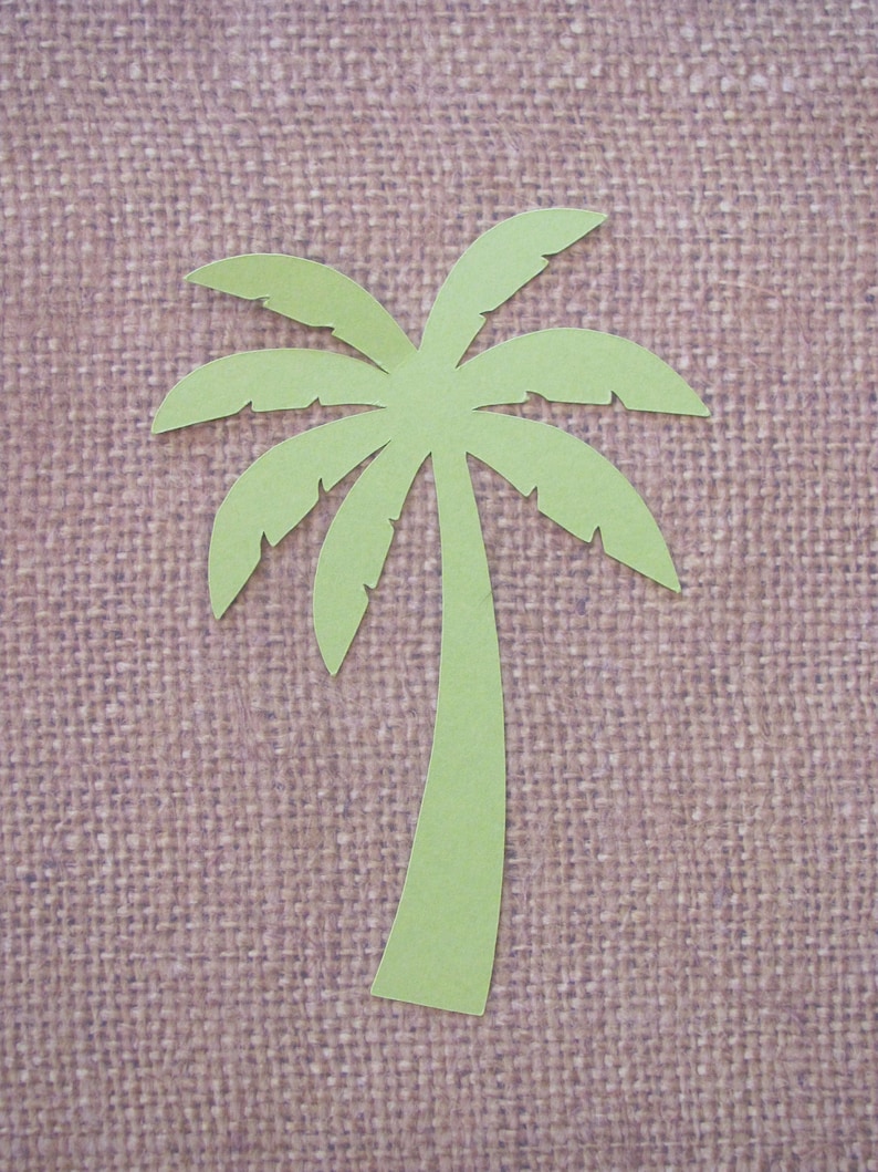 Palm Tree Die Cuts - 20 Pcs - Paper Shapes Cardstock Cutouts - Etsy