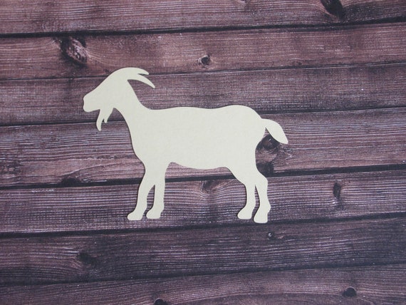 Goat Die Cuts 20 pcs Paper Shapes Cardstock Cutouts | Etsy