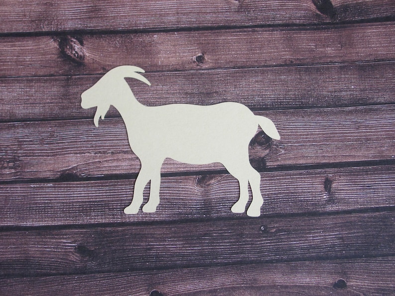 Goat Die Cuts - 20 Pcs - Paper Shapes Cardstock Cutouts - Etsy