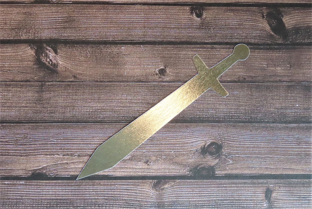 Silver Sword Die Cuts - 20 Pcs - Paper Shapes Cardstock Cutouts - Etsy