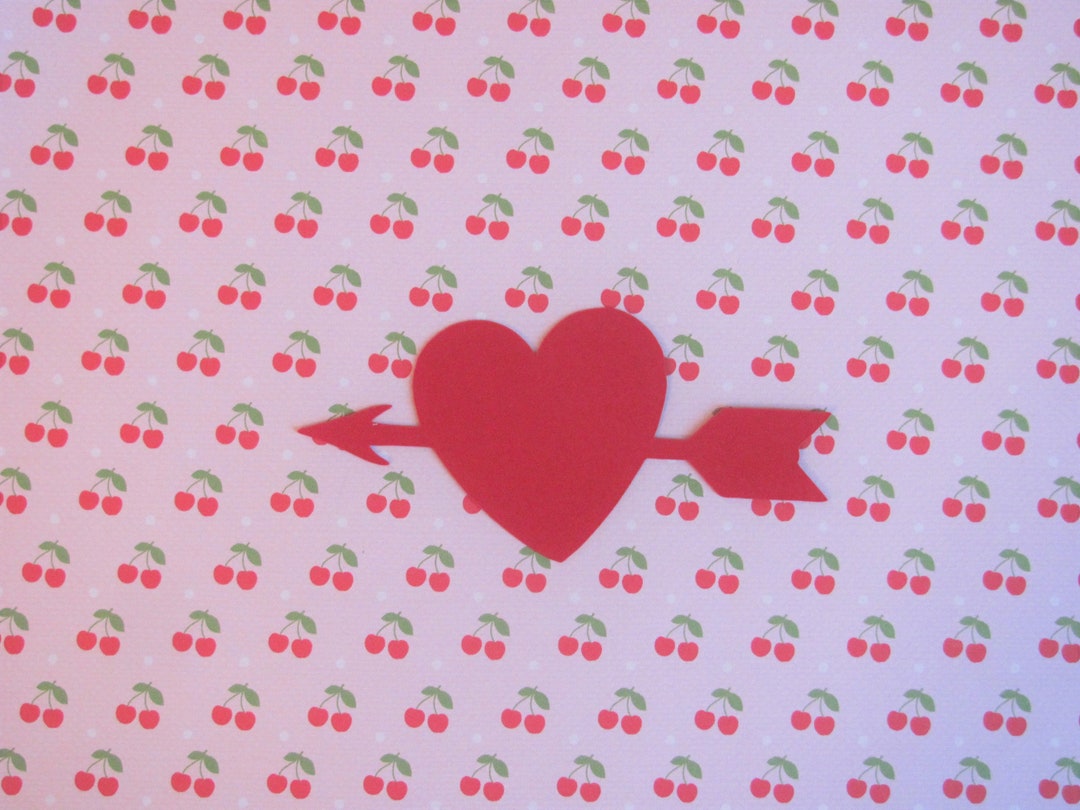 Heart & Arrow Valentine's Day Die Cuts - 20 Pcs - Paper Shapes ...