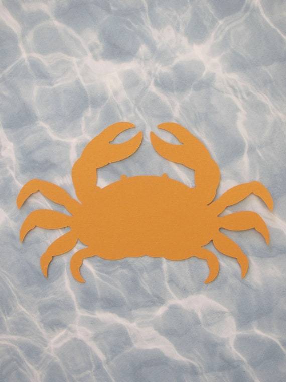 Crab Die Cuts 20 pcs Paper Shapes Cardstock Cutouts | Etsy