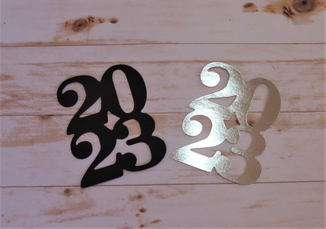 Year 2023 Graduation Die Cuts 20 Pcs Paper Shapes - Etsy