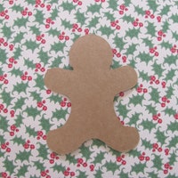 Peeking Gingerbread Paper Piece Die Cut - Etsy