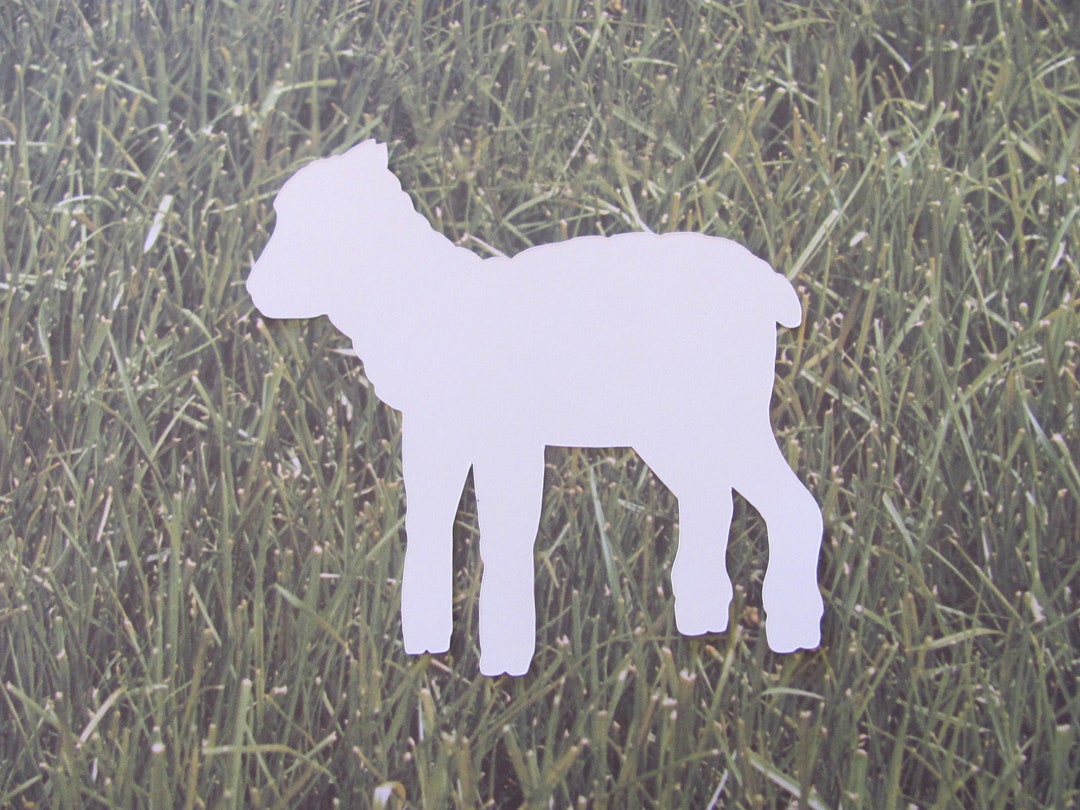 Lamb Die Cuts - 20 Pcs - Paper Shapes Cardstock Cutouts - Etsy
