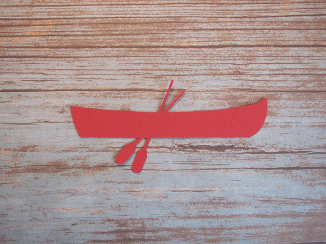 Canoe Die Cuts - 20 Pcs - Paper Shapes Cardstock Cutouts - Etsy